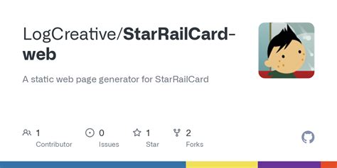 Github Logcreative Starrailcard Web A Static Web Page Generator For Starrailcard