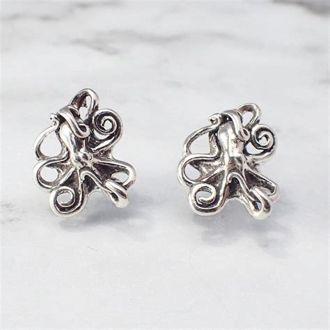 Octopus Earrings Etsy