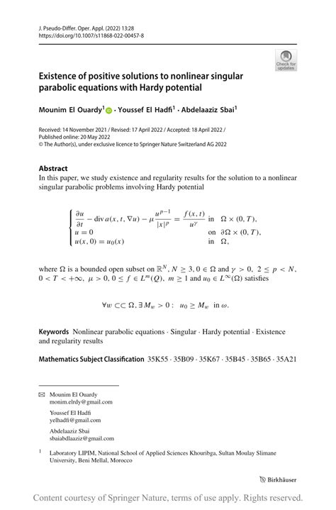 Existence Of Positive Solutions To Nonlinear Singular Parabolic