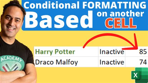 How To Use Conditional Formatting Based On Another Cell Myexcelonline