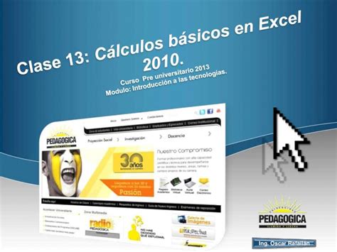 Pdf Clase 13 Calculos Basicos En Excel 2010 Dokumen Tips