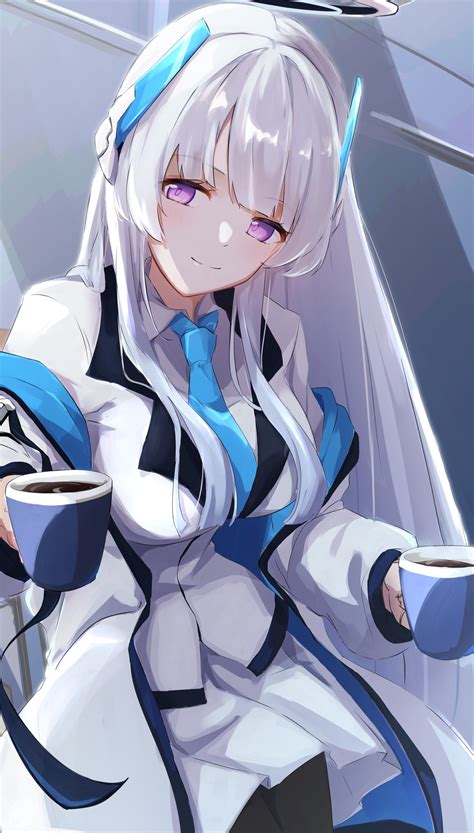 Care For A Cup Of Coffee Sensei Noa By R Bluearchive