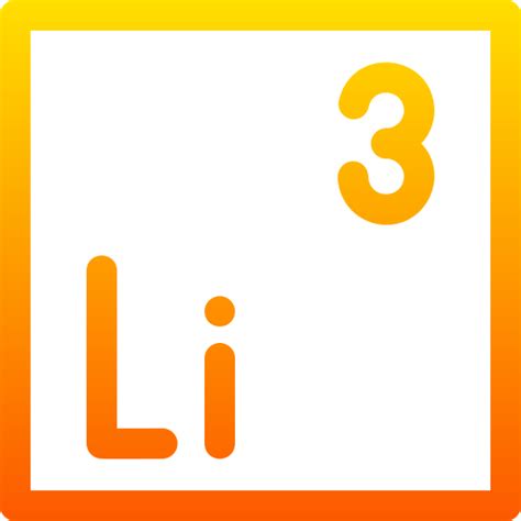 Lithium Basic Gradient Lineal Color Icon
