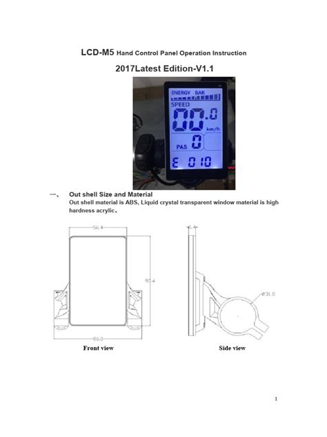 Lcd M5 Display Manual Pdf Liquid Crystal Display Electrical Engineering