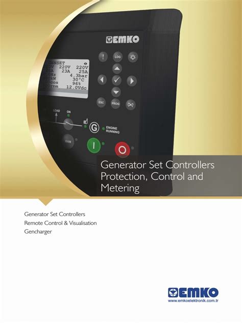 Generator Set Controllers Pdf Mains Electricity Electric Generator