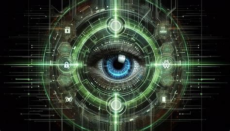 Biometric Cyber Security Image Advanced Data Protection Using Biometrics Premium Ai Generated