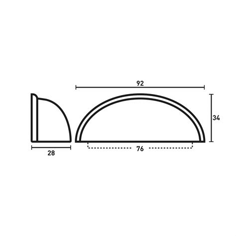 Cabinet Cup Handle 76mm Ctc Satin Brass Handles Inc Cape Town