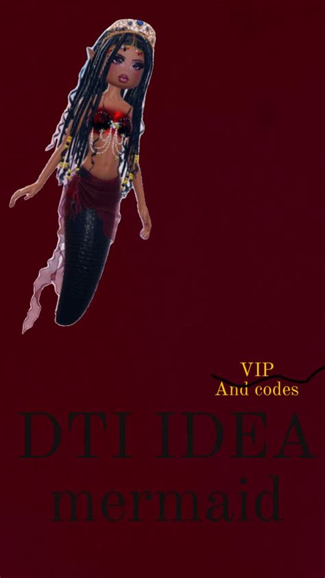Dti Idea ~・~mermaid~・~vip And Codes In 2024 Vip Mermaid Coding