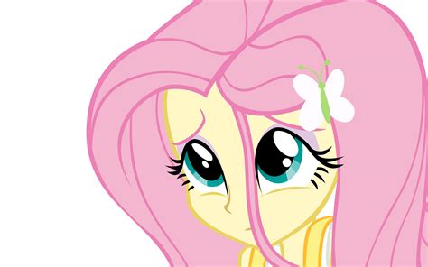 Девушки Эквестрии Флаттершай обои для рабочего стола картинки и фото