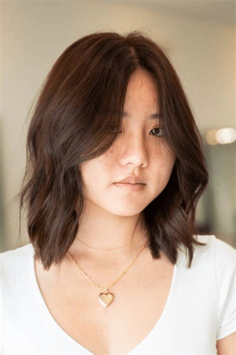 30 Stunning Medium Length Haircuts To Flatter Round Faces Hair Cuts