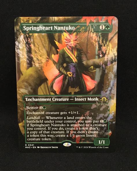 Springheart Nantuko Borderless Mtg Proxy Modern Horizons 3 Proxy King