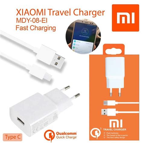 Jual Travel Charger Quick Charge Xiaomi Redmi Mi C Mi C Redmi Note Redmi Type C