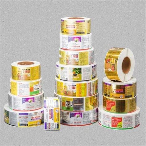 White Paper Self Adhesive Labels Packaging Type Roll At Rs 80roll In