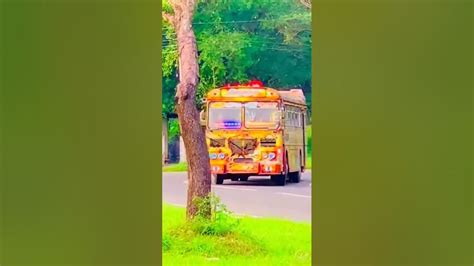ආපු වේගේ කෝමද තැන දන්න අය කියන් යමු😍 Bus බස් කලාව Youtube