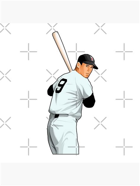 Ted William 9 Poses Circa 1939 1960 Art Print For Sale By Perfectpitch23 Redbubble