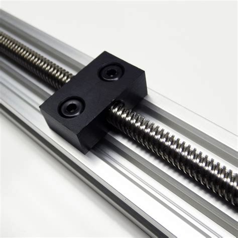 8mm Acme Nut Block Orange 3d