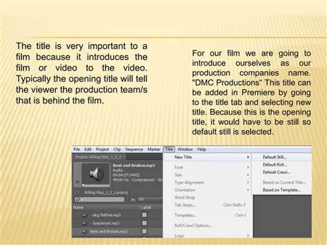 Adding Title Graphics Ppt