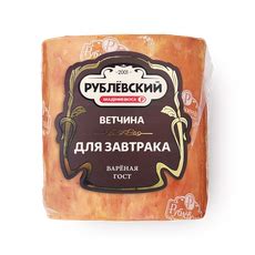 Ветчина Для завтрака «Рублёвский», 400 г — купить с доставкой из Яндекс ...