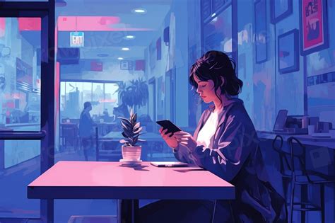 Women Computer Table Chair Premium Photo Illustration Rawpixel