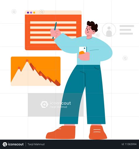 Man Researching Data Animation By Tanjil Mahmud Lottiefiles