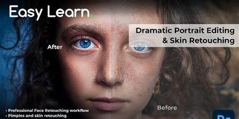 Portrait Dramatic Photo Editing Skin Face Photo Retouching Adobe