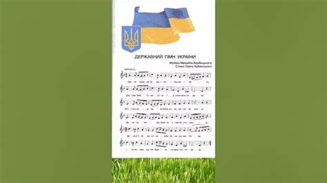 Державний гімн України Ноти сільськежиття сільське Youtube