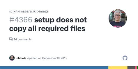 Setup Does Not Copy All Required Files · Issue 4366 · Scikit Image