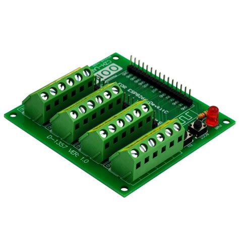 Screw Terminal Block Breakout Module Board For Esp8266 Devkitc