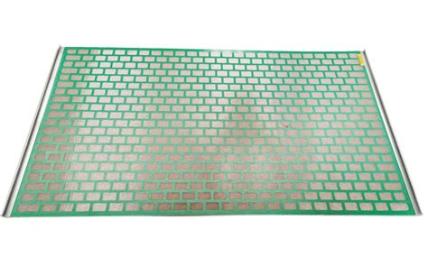 Metal Back Hook Strip Screen Shale Shaker Screen