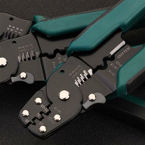 와이어 스트리핑 도구 압착 펜치 다기능 수공구 수동 터미널 펜치 절연 및 비절연 자동차 수리 도구