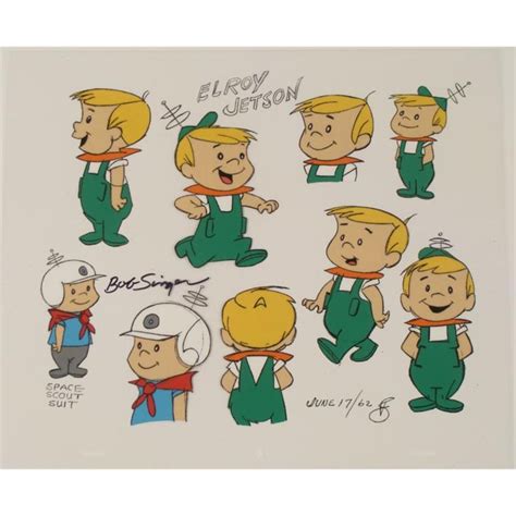 Elroy Jetson Signed Original Model Cel Animation Art