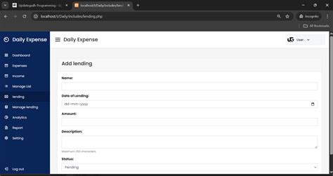Best Daily Expense Tracker Using Php And Mysql Web Based Expense Management System