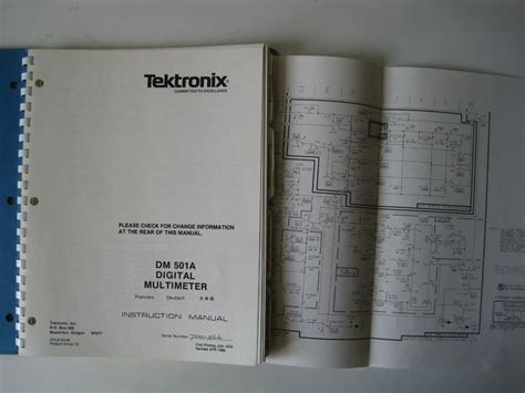 Servicehandbuch Zum Tektronix Digital Multimeter Dm501a Kaufen Auf