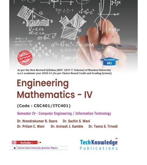 Techknowledge Engineering Mathematics Iv Mu Bookwalas