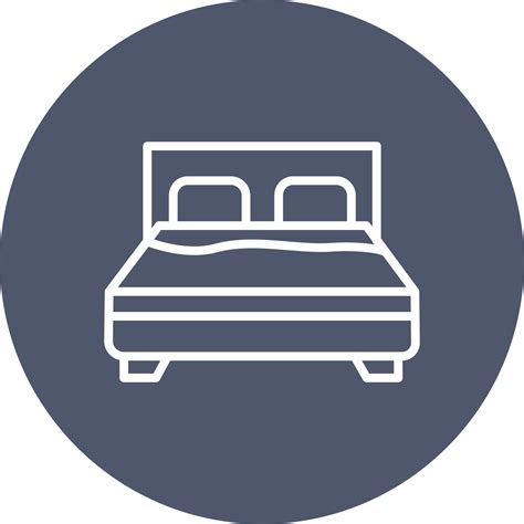 Bed Vector Icon 16487939 Vector Art At Vecteezy
