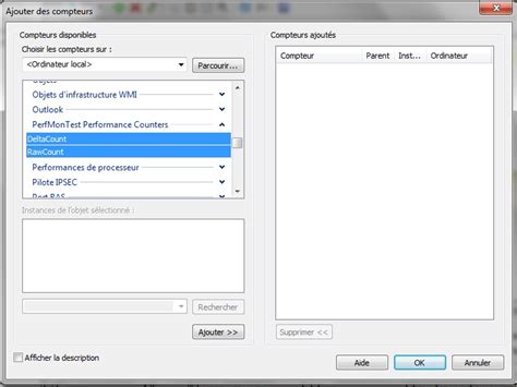 Delphi Performance Object Cannot Be Seen In Windows 7 Stack Overflow