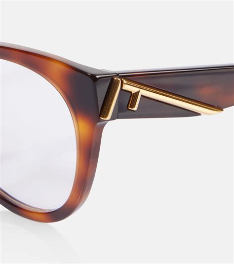 Fendi First Round Glasses In Brown Fendi Mytheresa