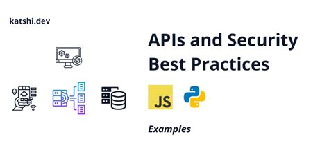 apis and security best practices javascript and python examples dev community