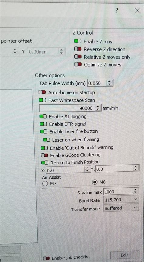Verry Low Power More Info Community Laser Talk Lightburn Software Forum