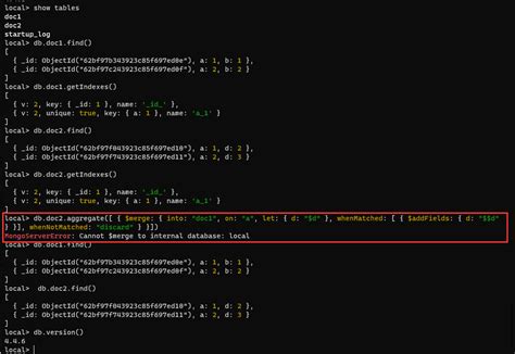 Move Doc1field To Doc2field On Same Id Aggregate Error In Mongo44
