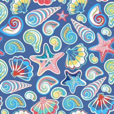 Repeated Pattern Sea Shell X Wallpaper Teahub Io