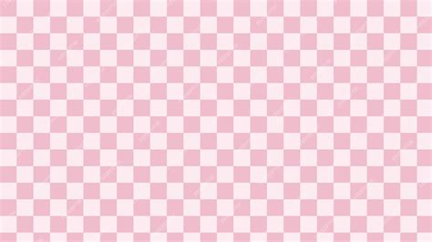 Premium Vector Cute Pastel Pink Small Checkers Gingham Plaid