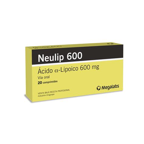 Neulip 600 Mg X 20 Comprimidos Megalabs