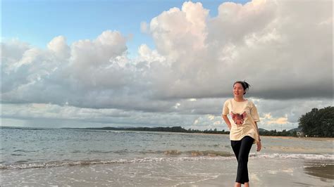 สาวลาวเดินเที่ยวทะเลอันดามันสวยไม่มีที่ติ Youtube