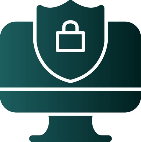 Secure Computer Vector Icon Design 16505042 Vector Art At Vecteezy