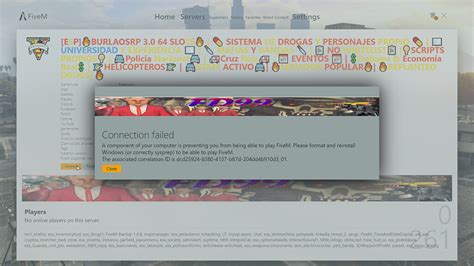 A Component Of Your Computer Is Preventing You From Being Able To Play FiveM Please Format And