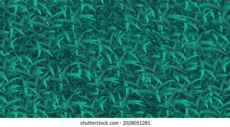 Realistic Dark Green Grass Lawn Background Stock Vector Royalty Free