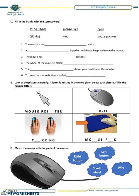 Input And Output Devices Worksheet For Grade 5 Live 58 Off