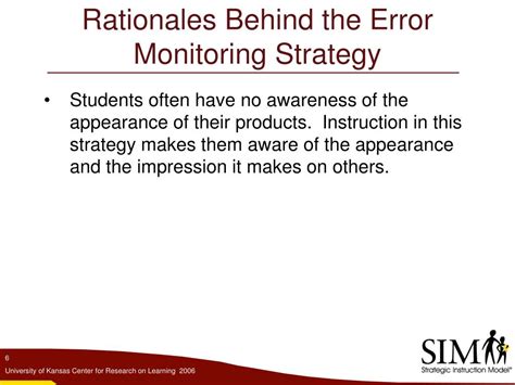 PPT Error Monitoring Strategy Error Monitoring Strategy PowerPoint Presentation ID 1872309