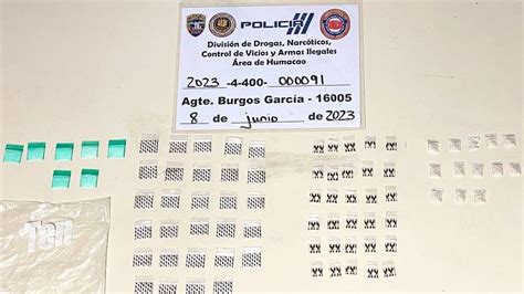 Arrestan A Hombre Por Infracción A La Ley De Sustancias Controladas En Una Vigilancia En Humacao